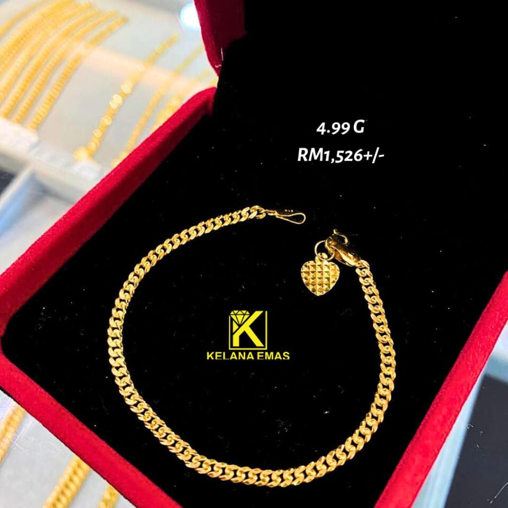 RANTAI TANGAN DUNHILL emas 916 – UCMall